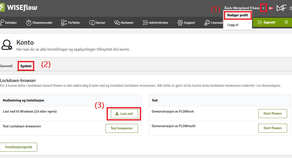 Flowlock: Installasjon og demo-eksamen | MF
